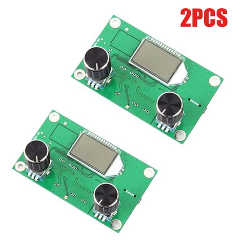2 X Fm Frequency Modulation Receiver Module Stereo W Silencing Lcd