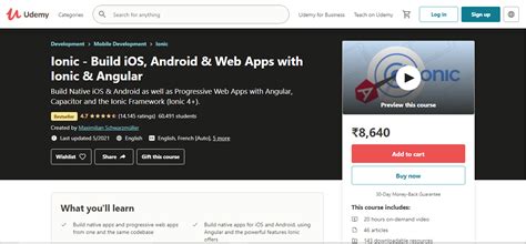 Best Ionic Courses