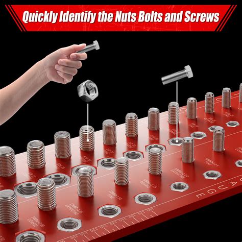 Upgraded 2 In 1 Nut Bolt Screw Thread Checker 21