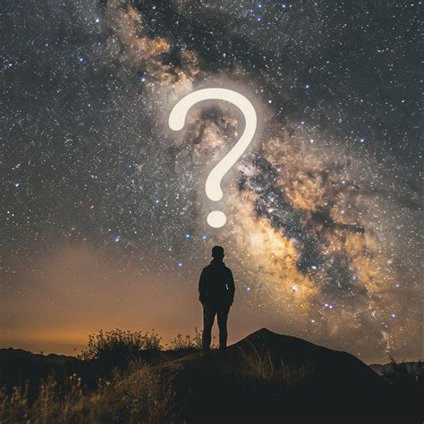 Free Cosmic Question Mark Image Stars Silhouette Mystery Download
