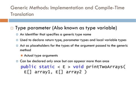 Ppt Inheritance Polymorphism Class Hierarchies And Generics