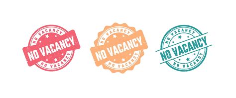 Premium Vector No Vacancy Sign Or Stamp Grunge Rubber On White Background