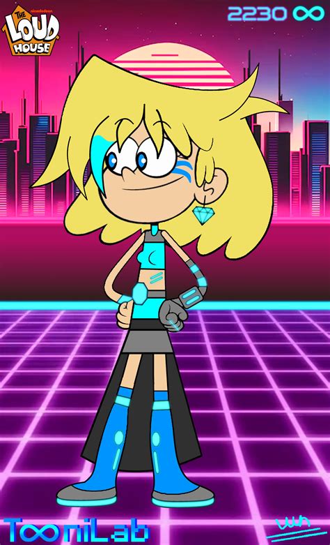 The Loud House Cyberpunk Lori Loud 2230 By Mh Mationsandarts On Deviantart