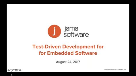 Test Driven Development For Embedded Software Jama Software Jama