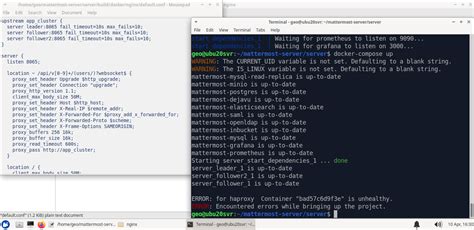 error for haproxy container is unhealthy · issue 22904