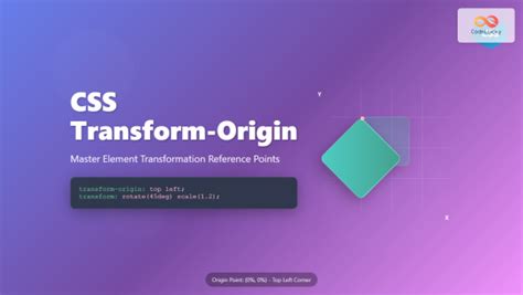 Css Style Transformorigin Property Css Transform Origin Codelucky