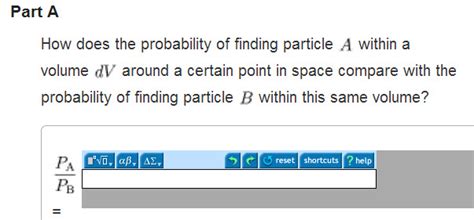 Particle A Is Described By The Wave Function Psi X