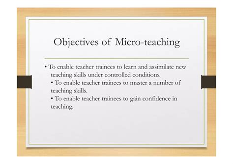 Micro Teaching Pdf Pdf