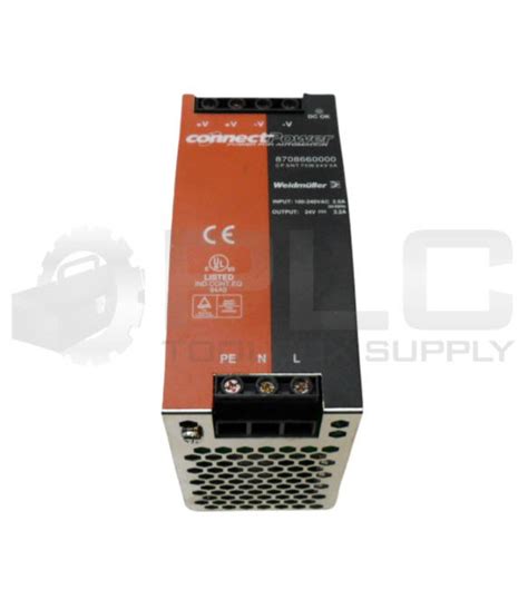Weidmuller 8708660000 Power Supply 100 240vac 2 0a 50 60hz Plc