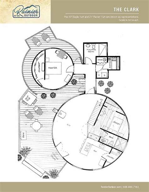 Yurt Floor Plans Rainier Outdoor Yurt Home House Floor Plans