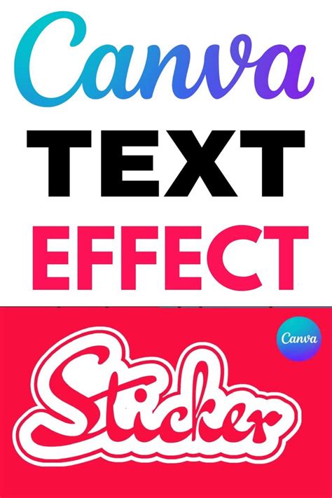 Text Effect Tutorial In Canva Canvas Learning Graphic Design Typography Graphic Design