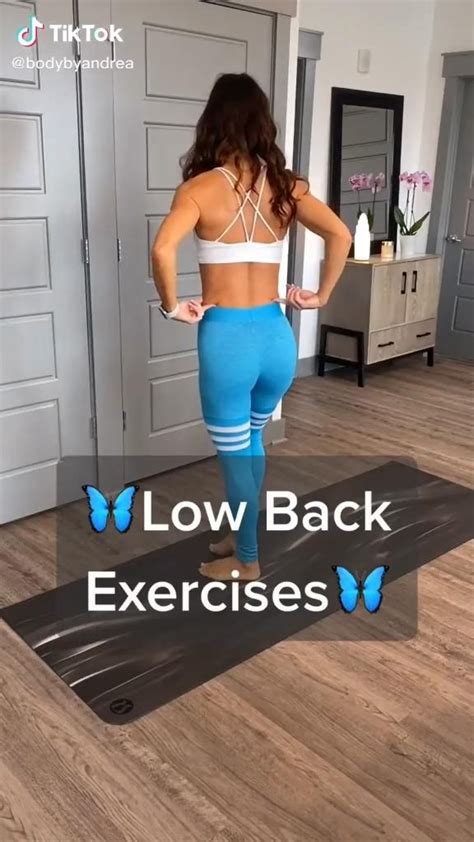 Lower Back Exercise Back Exercises Back Fat Workout Lower Back
