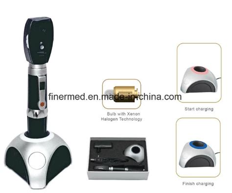 Medical Diagnostic Ophthalmoscope With Rechargeable Battery