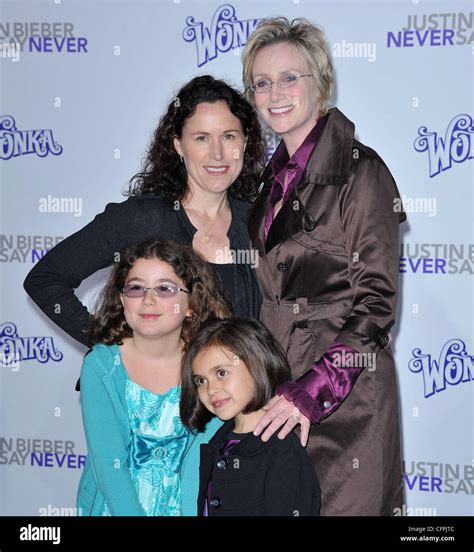 Jane Lynch And Laura Embry Los Angeles Premiere Of Justin Bieber Never Say Never Held At