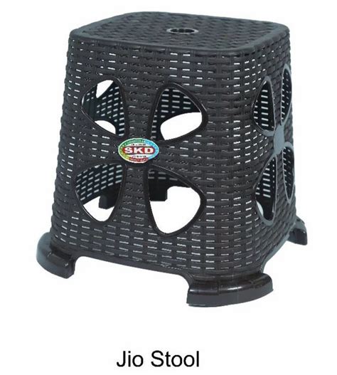 Skd Black Jio Plastic Stool At ₹ 139 Piece In New Delhi Id 21545833455