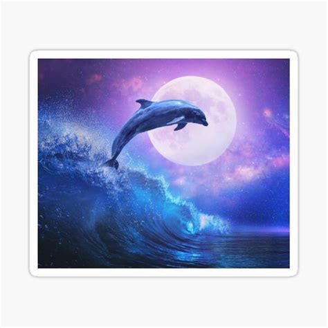 Galaxy Dolpin Sticker For Sale By Acesshop Redbubble
