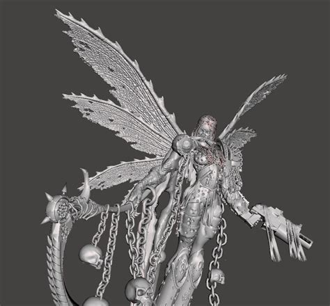 Stl File Death Guard Nurd Gale Prime Female Poxy One Page Poxy Pinup War Games・3d Printable