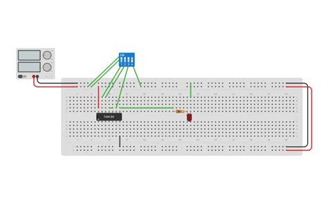 Circuit Design Even Parity Generator Tinkercad