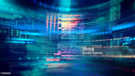 Programmiercode Abstrakte Technologie Hintergrund Von