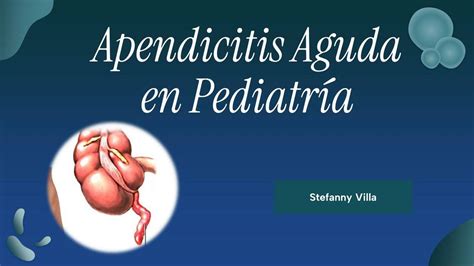 Apendicitis Aguda Pediatria