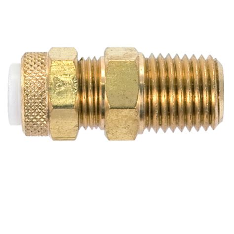 Poly Type Brass Male Connector Fits 38in Tubing 14in Pipe Thread Sale Generation Pilot
