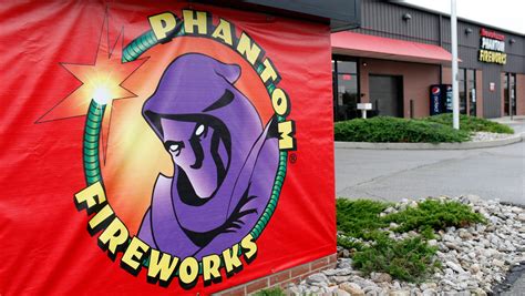 Phantom Fireworks Logo Sign