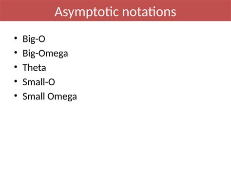 Data Structure Asymptotic Notationspptx