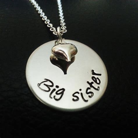 Sister Necklace Etsy