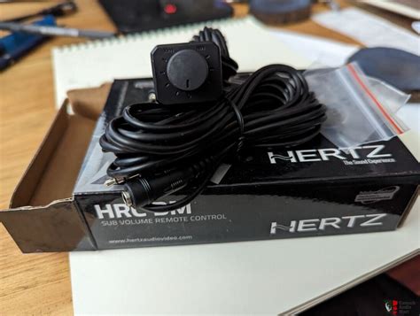 Hertz Hrc Bm Sub Volume Remote Control For Sale Canuck Audio Mart