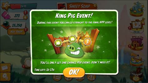 國王豬活動 — Angry Birds 2幫助中心