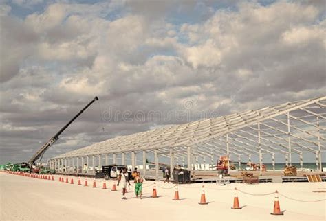 Miami Florida Usa November 16 2024 Metal Construction Structural