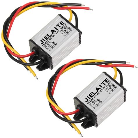 2 Pieces Car Power Converter 12v To Dc 6v Buck Voltage
