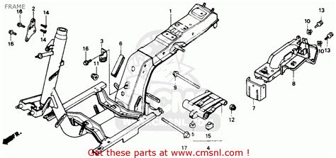 Honda Honda Nb50 Aero 50 1987 H Usa Parts Lists And Schematics