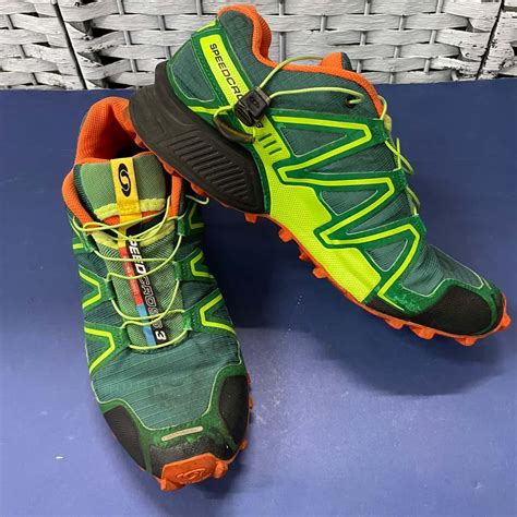 Speedcross3 Mens Size 8 Trainers Green S Used Good Salvos Stores