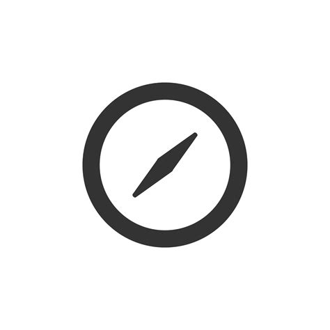 Compass Isolated Simple Vector Icon Illustration 23196125 Vector Art At