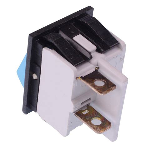 Blue On Off Industrial Rocker Switch Spst 2631lh2a211028lo