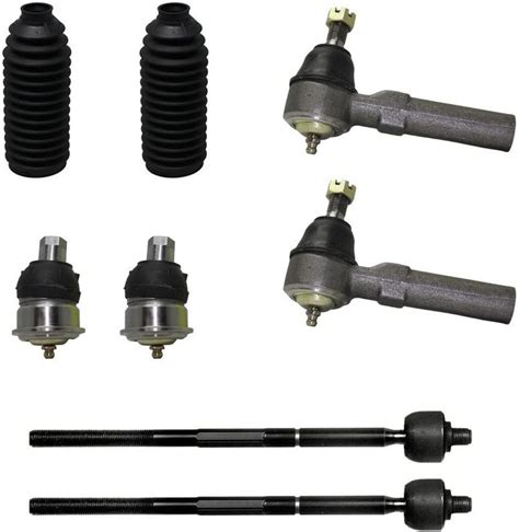 8pc Front Lower Ball Joints Tie Rods Suspension Kit