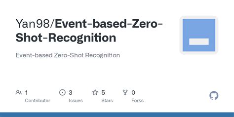 Github Yan98event Based Zero Shot Recognition Event Based Zero Shot Recognition