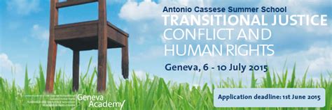 6 10 July 2015 Antonio Cassese Summer School Faculté De Droit Unige