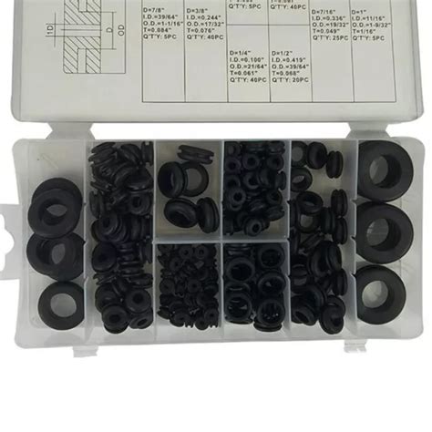 Rubber Grommets Assortment Set Plug Bungs Cable Wiring Protect Seal