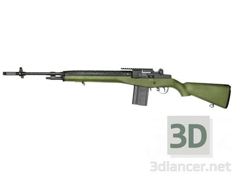 3d Model Rifle M 14 18046