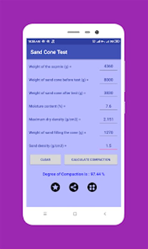 Sand Cone Test اختبار الدمك For Android Download