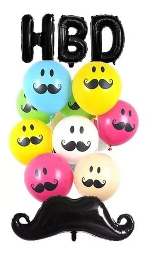 Globo Latex X 12 Und Muchache Colores Hbd Cumple Cuotas Sin Interés