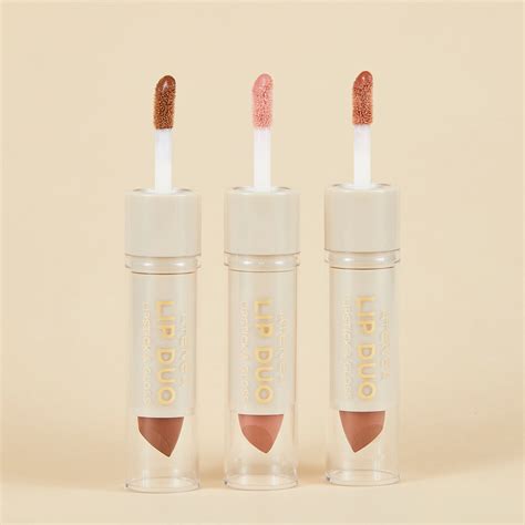 Lip Duo Lipstick Y Gloss Collection Atenea Profesional