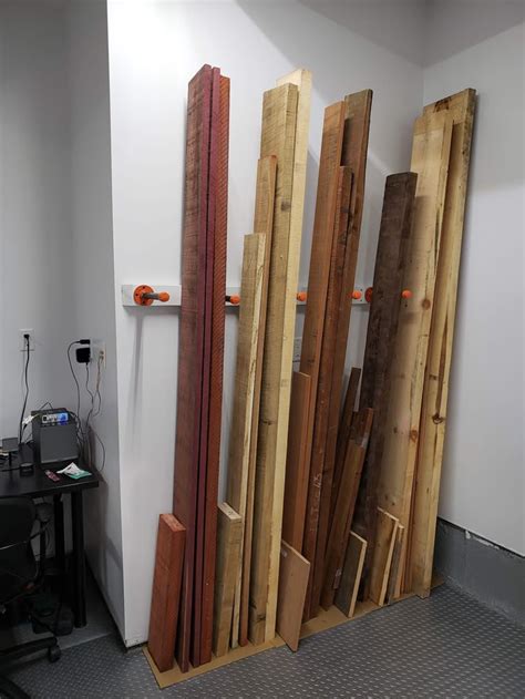 Diy Lumber Storage Rack Vertical Wood Storage Ideas Vertical Lumber