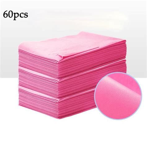 Lot De 60 Draps Jetables Drap De Lit Jetable Non Tissé Pour Massage