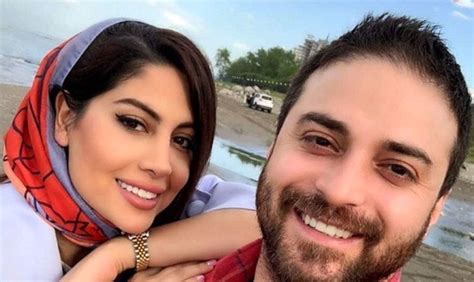 دوچرخه سواری پردلهره بابک جهانبخش و همسرش روی طناب عکس