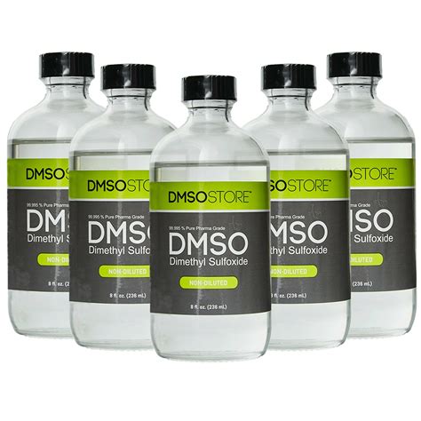Dmso 8 Oz Five Glass Bottle Special Non Diluted 99995 Low Odor