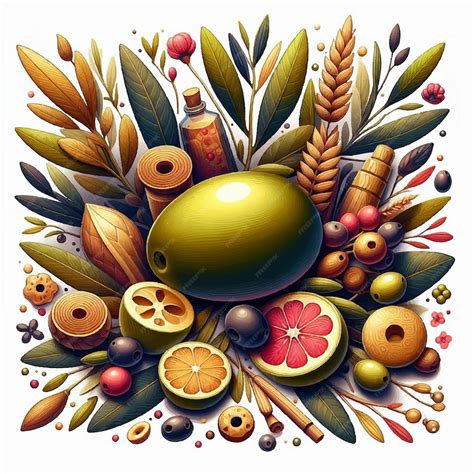 Premium Vector Olives Vector Illustration Icon Symbol