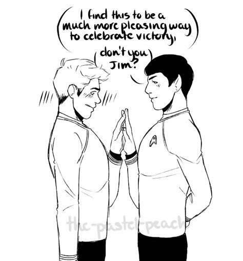 32 Spock X Kirk Ideas Spock Star Trek Art Star Trek Reboot